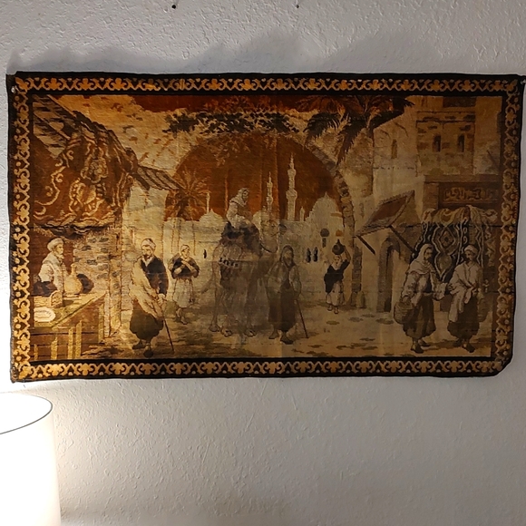 Vintage | Art | Antique Vintage Tapestry Camel Arabian Arabic Arab ...